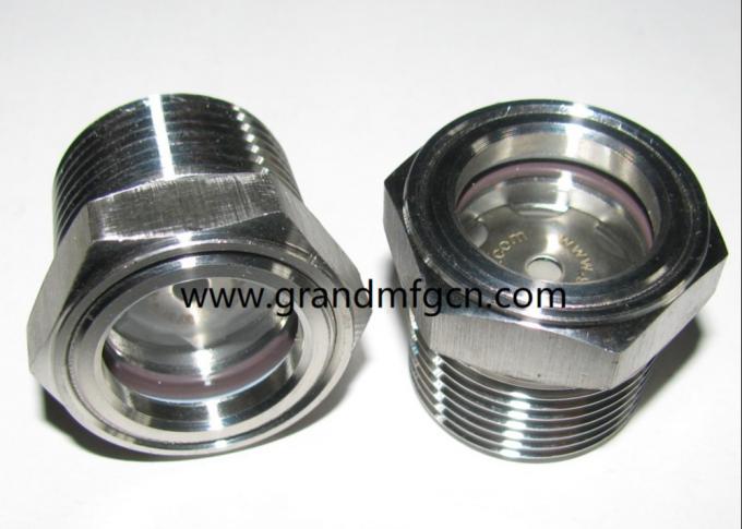 M42X1.5 M36X1.5 Metric stainless steel ss316 oil sight glass with ...